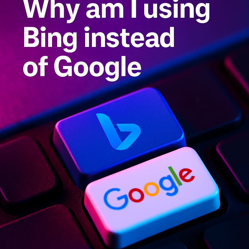 Why am I using Bing instead of Google